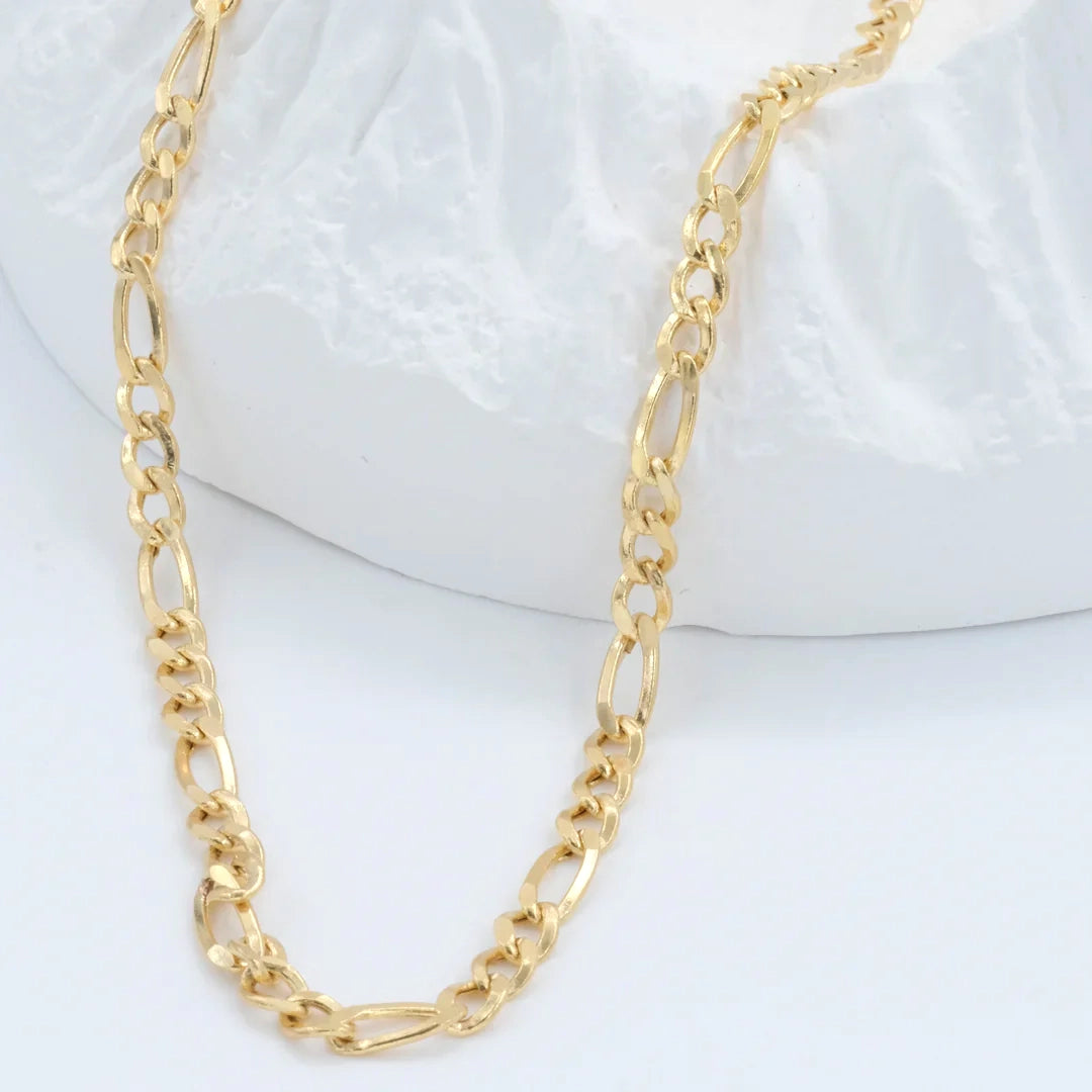 14 Ayar Altın Figaro Zincir – 7,71 gr - Güzelse Çizgidendir – Altınçizgi